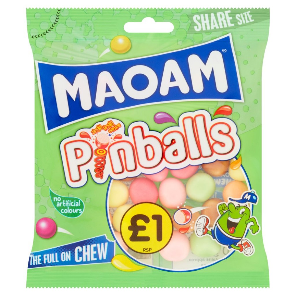 MAOAM Pinballs Bag 140g – Deliver Blantyre