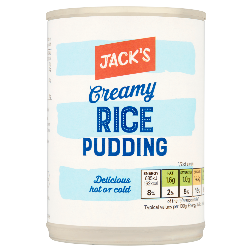 Jack’s Creamy Rice Pudding 400g – Deliver Blantyre