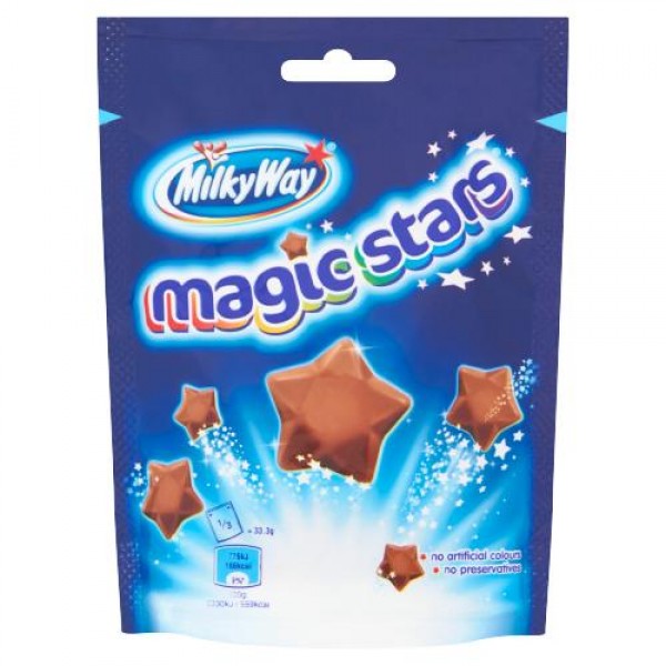 Milky Way Magic Stars Aerated Milk Chocolate Pieces 100 g – Deliver ...