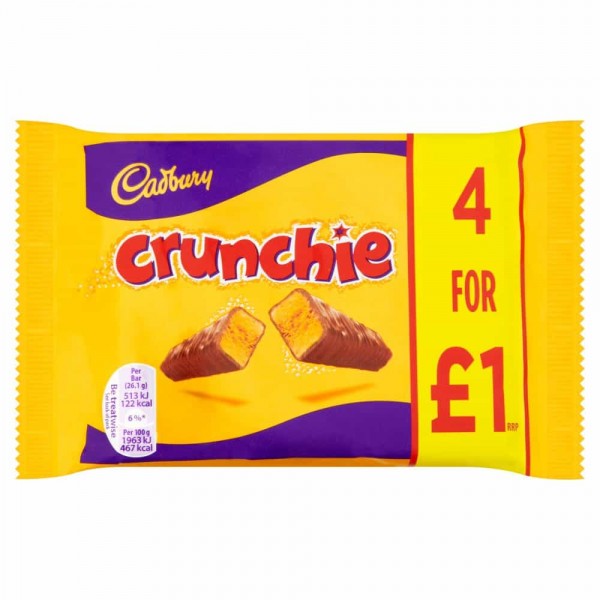 Cadbury Crunchie 4 Pack – Deliver Blantyre