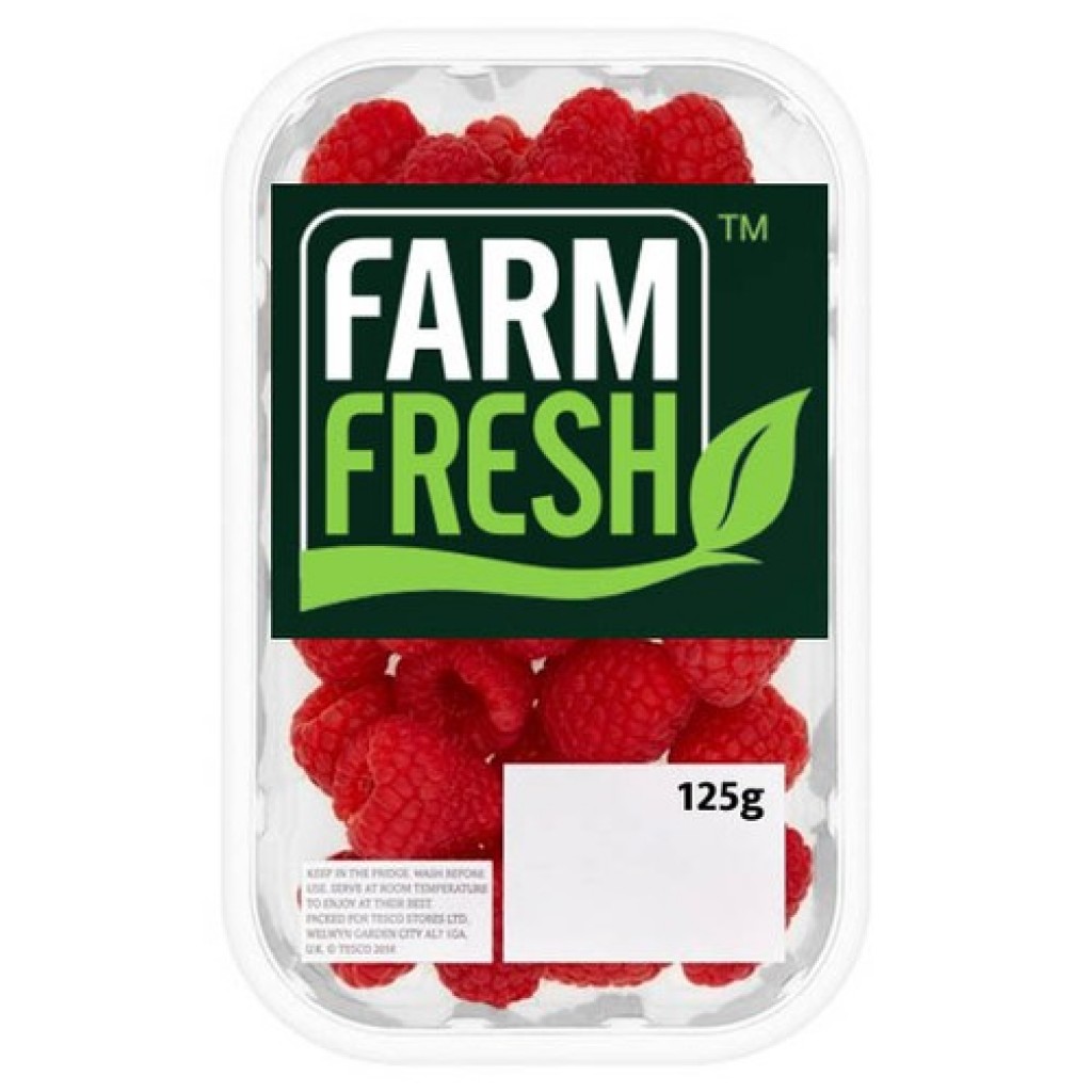 Farm Fresh Raspberries 125g – Deliver Blantyre